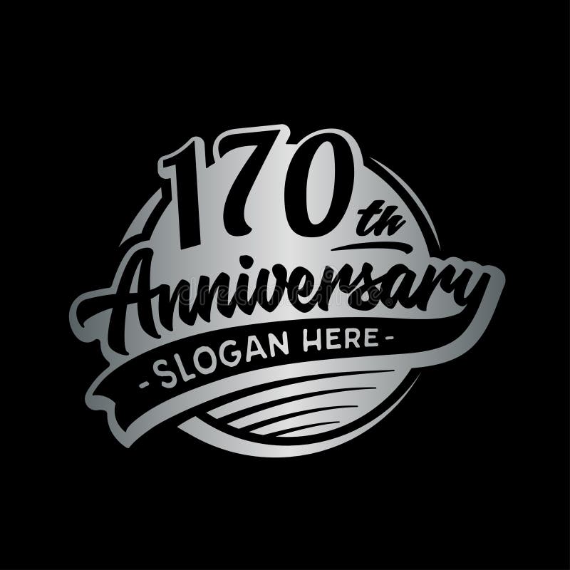 170th Anniversary Design Template. 170 Years Logo. 170 Years Vector And ...