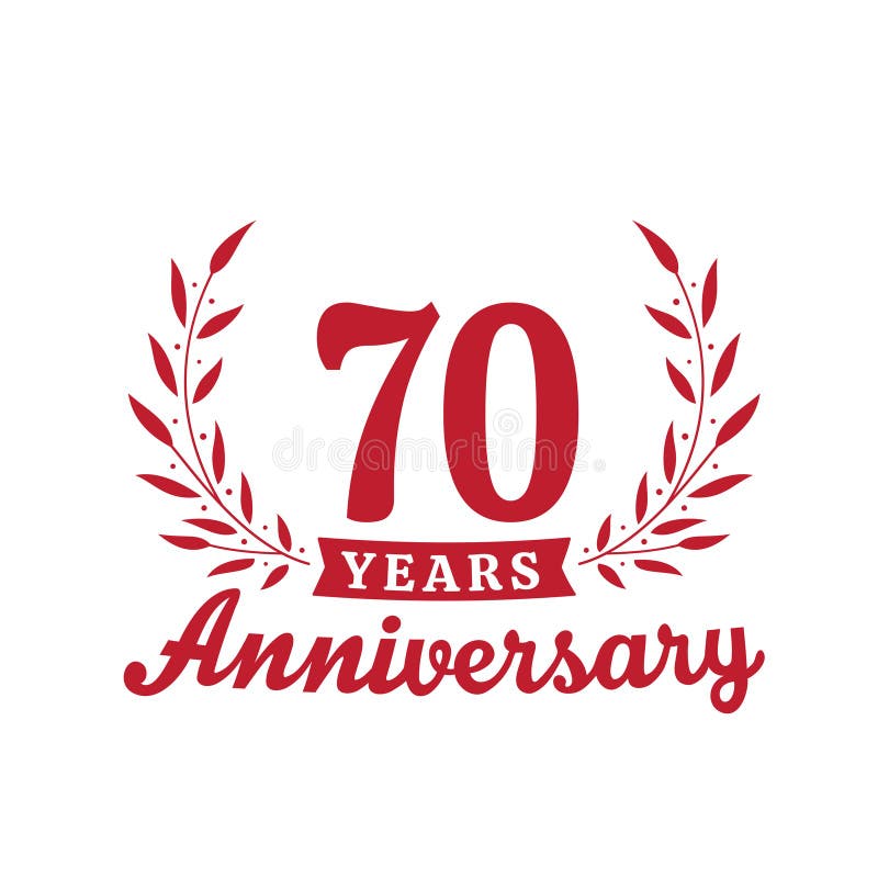 70 Years Anniversary Celebration Logotype. 70th Anniversary Logo ...