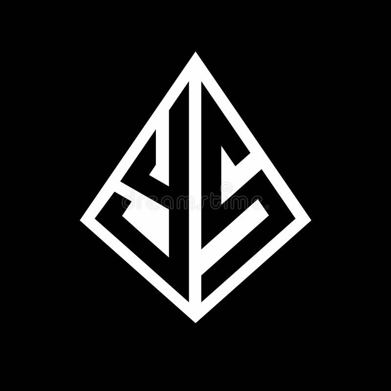 YS Logo Letters Monogram with Prisma Shape Design Template Stock Vector ...