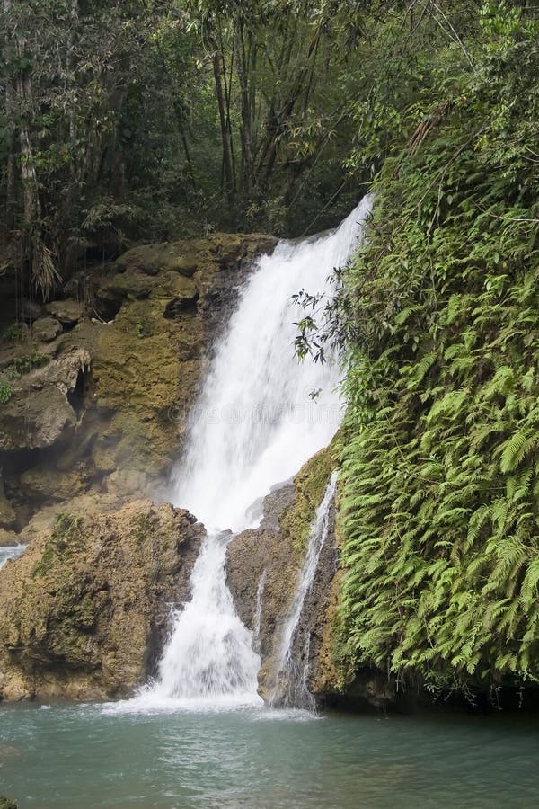 YS River Waterfall stock image. Image of rainfall, hills - 1980159