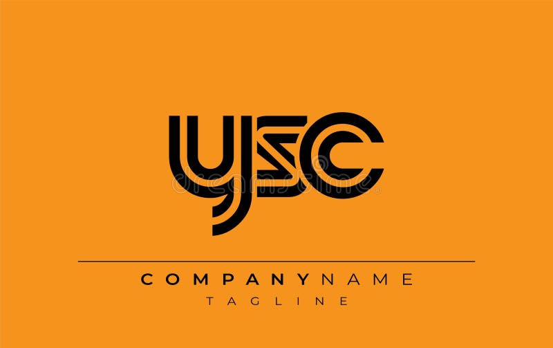 YSC Creative Unique Modern Letter Logo Design Stock Vector ...