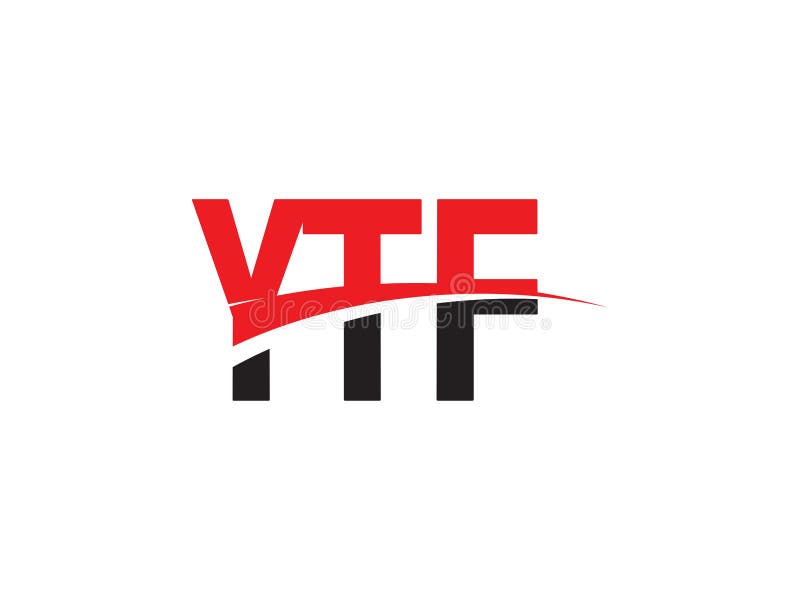 YTF Letter Initial Logo Design Vector Illustration Stock Vector ...