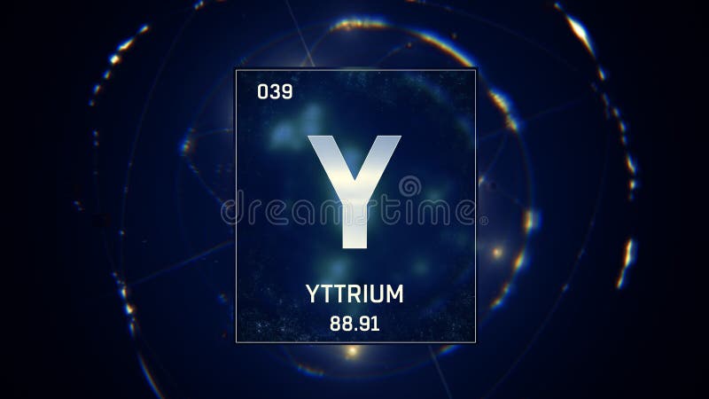 Periodic Table Yttrium Stock Illustrations – 179 Periodic Table Yttrium ...