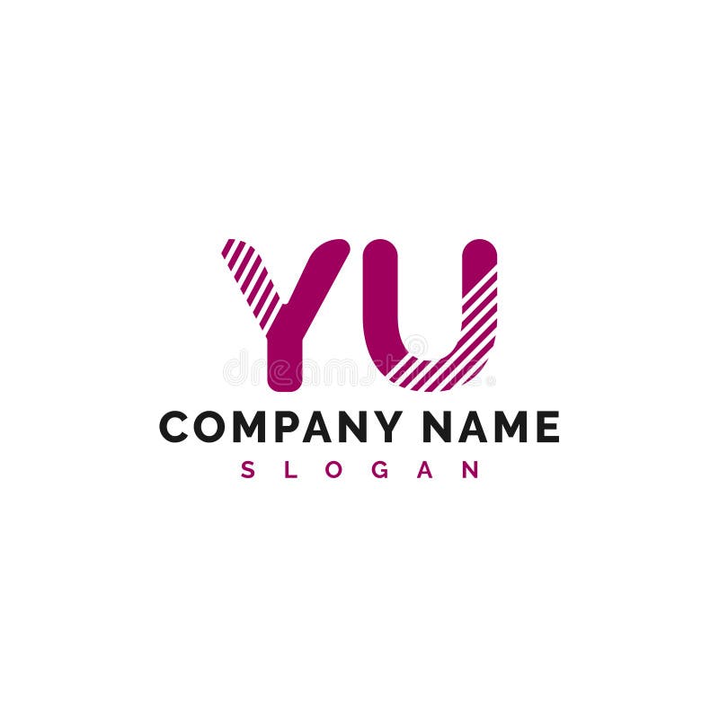 YU Letter Logo Design. YU Letter Logo Vector Illustration - Vector ...
