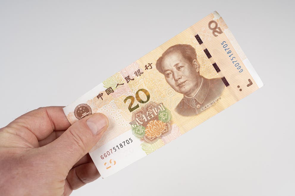 20 Yuan banknote editorial image. Image of concept, bank - 358944845