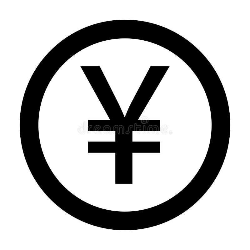 Yuan Icon Coin stock vector. Illustration of currency - 198352033