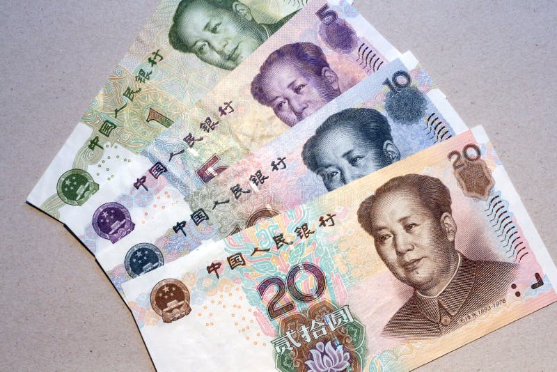 Yuan kinesisk valuta redaktionell foto. Bild av industri - 57836640