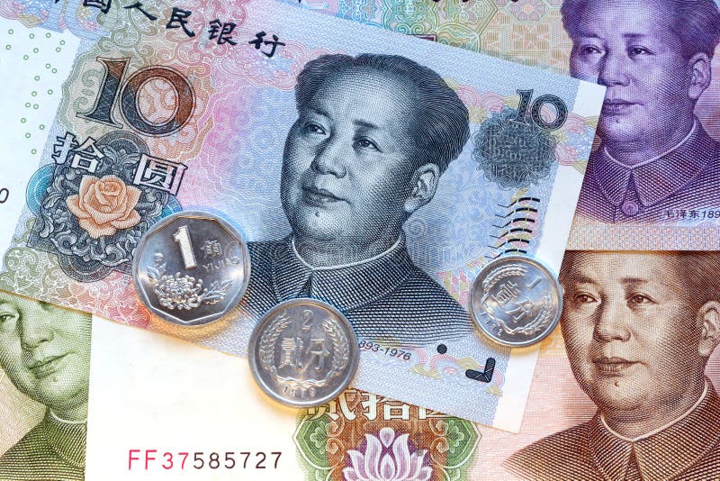Yuan kinesisk valuta redaktionell foto. Bild av industri - 57836640