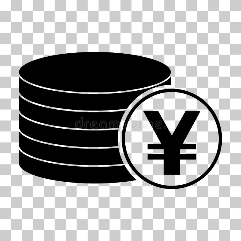 Yuan Stack Coin, Flat Icon Money Design, Cash Sign Vector Illustration ...