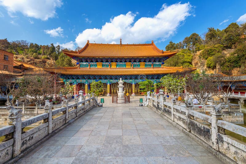 Yuantong Kunming Temple of Yunnan. Editorial Stock Photo - Image of ...