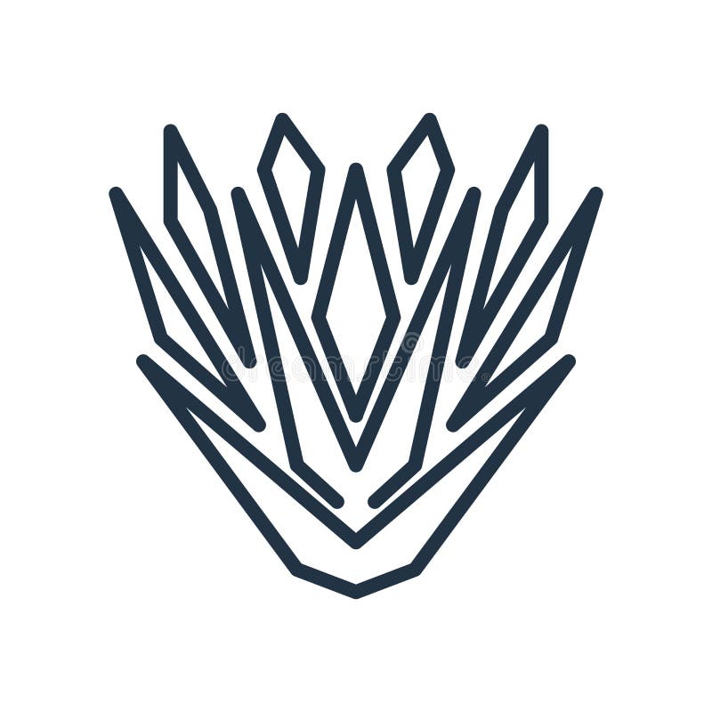 Yucca Icon Vector Isolated on White Background, Yucca Sign Stock Vector ...