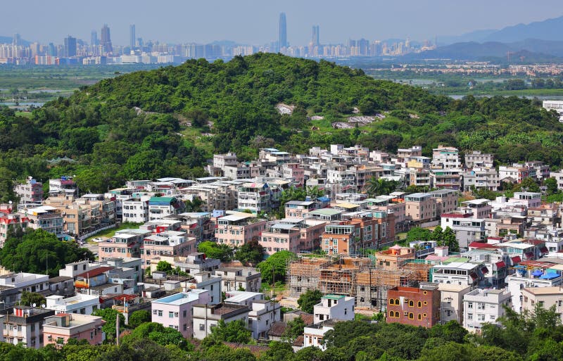 Yuen Long district stock photo. Image of view, busy, asian - 20605064