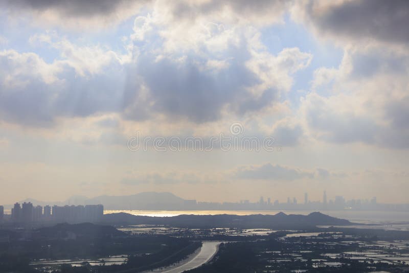 Yuen Long District, Kai Kung Leng 2016 Stock Photo - Image of downtown ...
