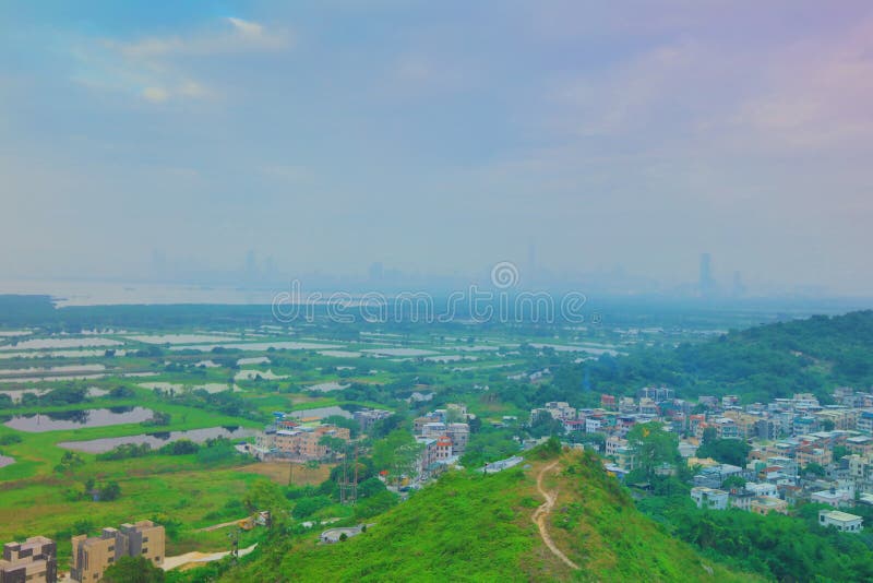 Yuen Long, Hong Kong 2016 stock image. Image of pond - 92930835
