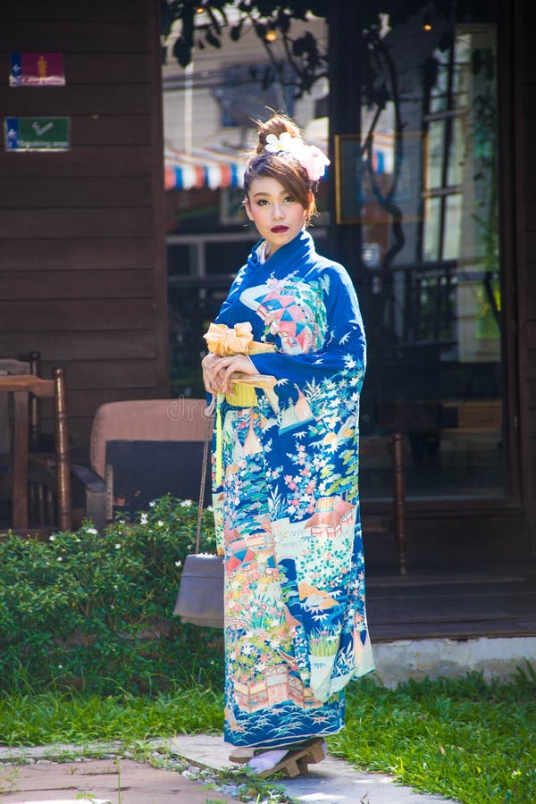 Yukata girl stock image. Image of kimono, culture, clothing - 82856173