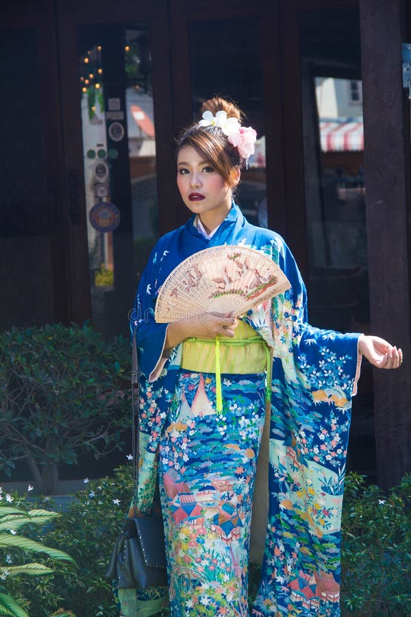 Yukata girl stock photo. Image of traditional, isolated - 82856240