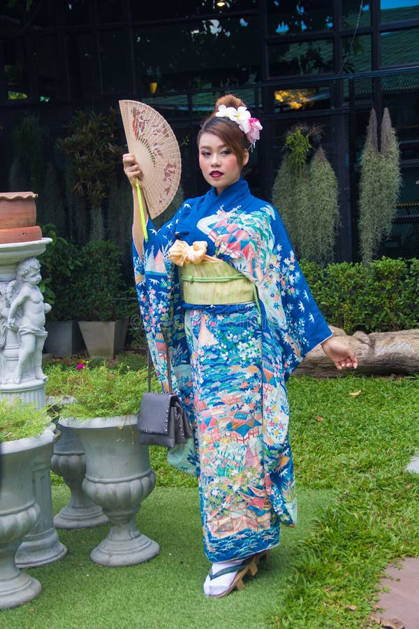 Yukata girl stock photo. Image of portrait, lady, woman - 82616508
