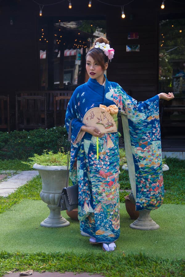 Yukata girl stock photo. Image of woman, traditional - 82616768