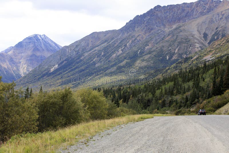Yukon editorial photography. Image of road, water, yukon - 161455257