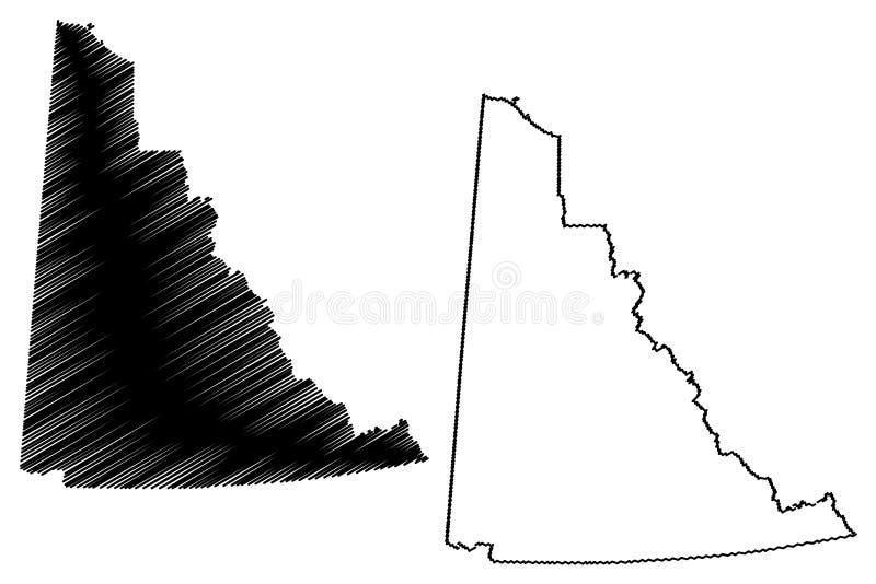 Yukon Canada map vector stock vector. Illustration of border - 124861728