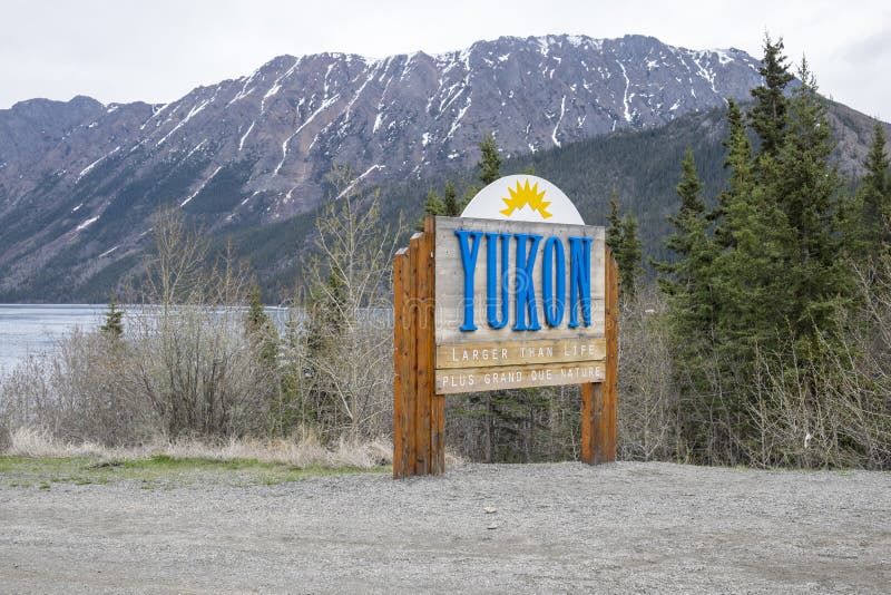 Welcome to Yukon stock photo. Image of states, alaska - 34410372