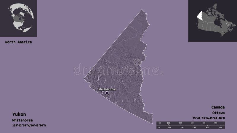 Yukon, Territory of Canada,. Previews. Administrative Stock ...