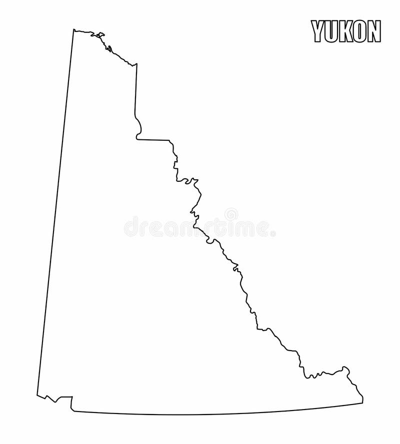 Yukon Territory Outline Stock Illustrations – 183 Yukon Territory ...