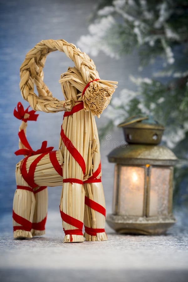 Yule goat. stock image. Image of scandinavian, symbol - 44328907