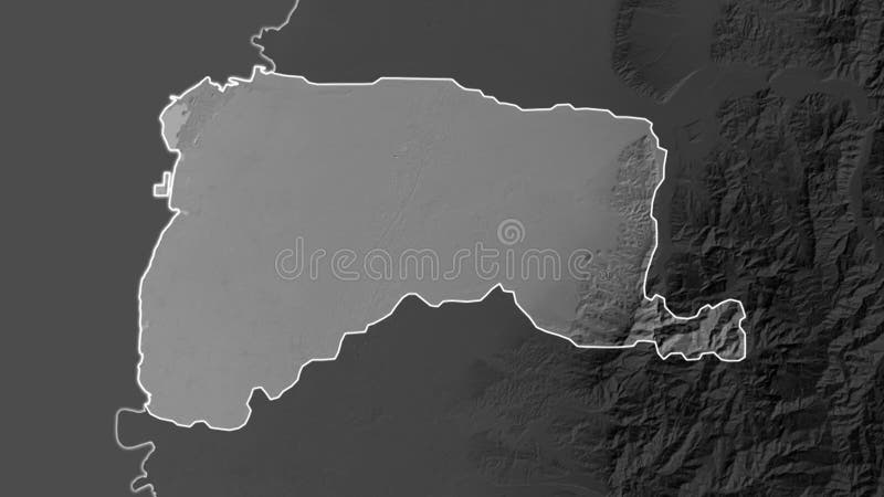 Yulin, Taiwan, Extruded. Grayscale Stock Footage - Video of territory ...