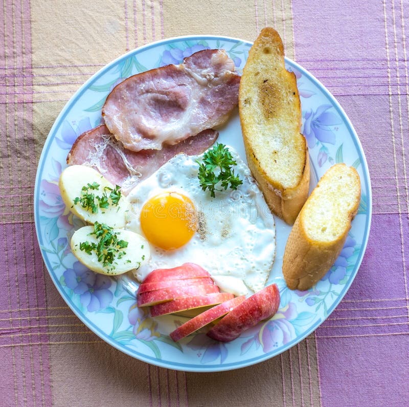 Yummy Big Breakfast stock image. Image of brunch, healthy - 64517141