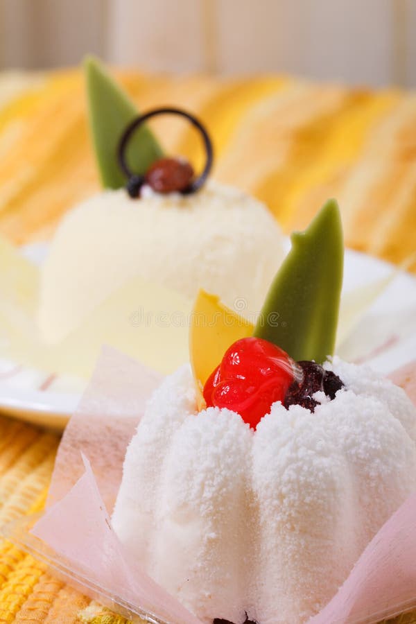 The yummy cakes stock image. Image of candy, yellow, sweet - 8924983