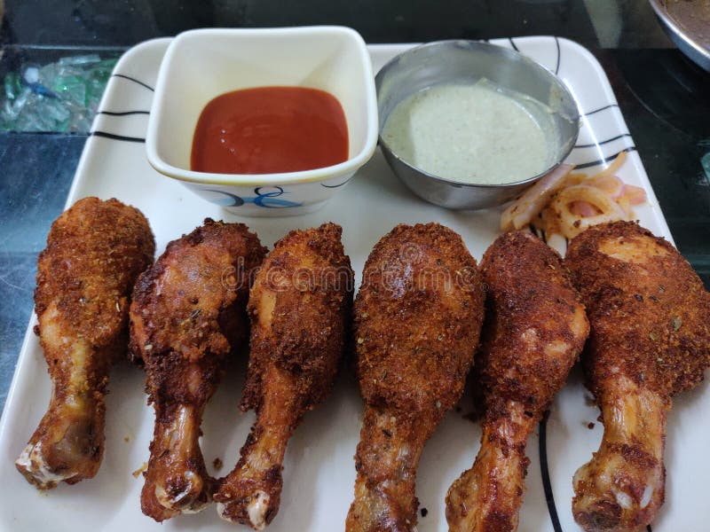 Yummy chicken leg pieces stock image. Image of yummy - 315093687