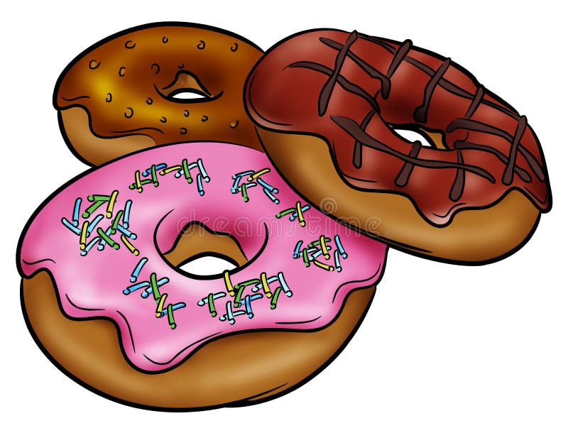 Donuts Stock Illustrations – 36,454 Donuts Stock Illustrations, Vectors ...
