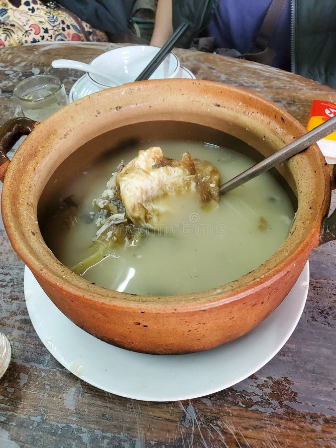 Yummy Fish Soup with Egg in China Stock Photo - Image of china, yummy ...