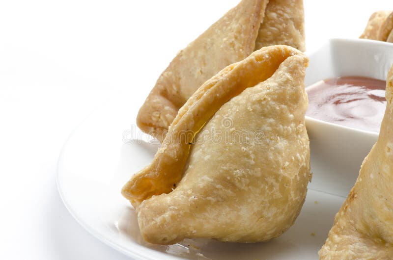 Yummy Samosas stock image. Image of pastry, traditional - 41841547