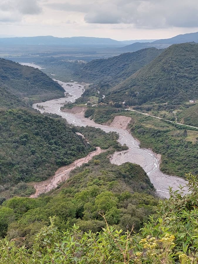 Yungas Mountains in Landscape Stock Image - Image of mountains ...