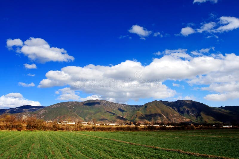 Yunnan scenery stock image. Image of mountain, natural - 25605817