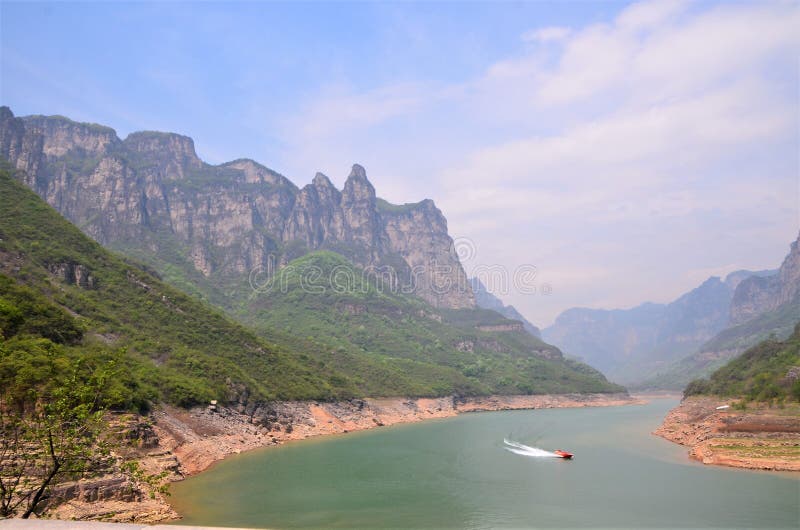 Yuntaishan Beautiful Scenery Stock Photo - Image of modern, created ...