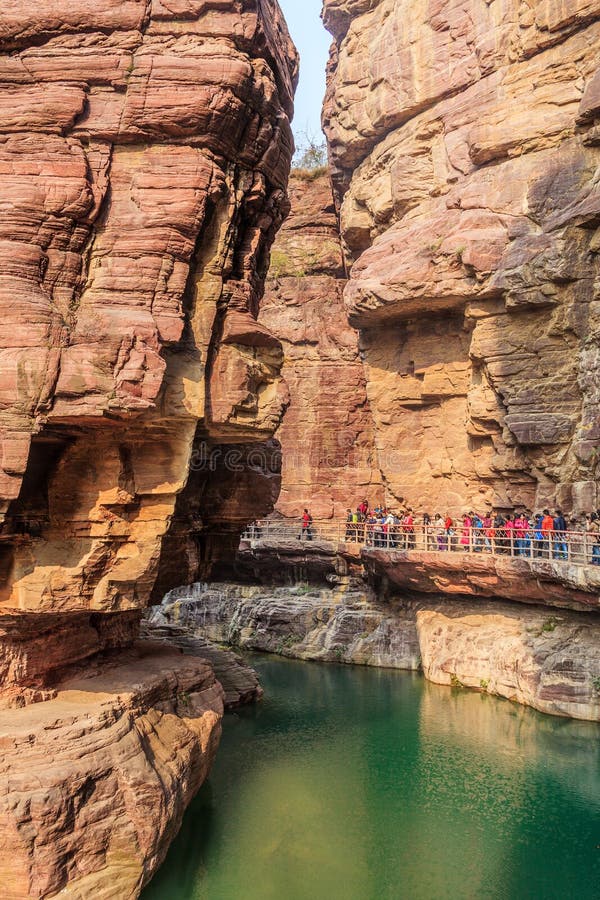 Yuntaishan editorial image. Image of gorge, face, natural - 96445225