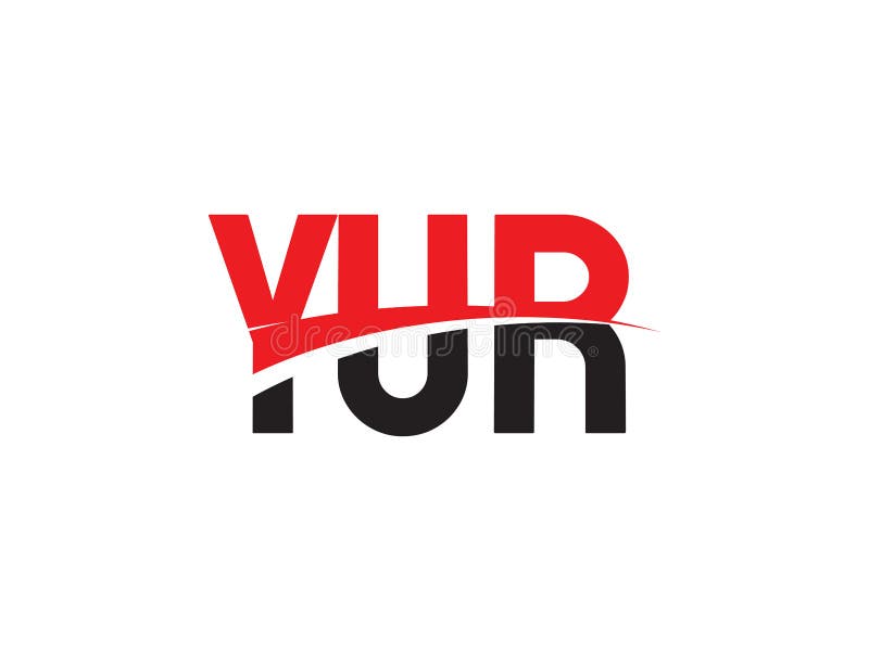 YUR Letter Initial Logo Design Vector Illustration Stock Vector ...