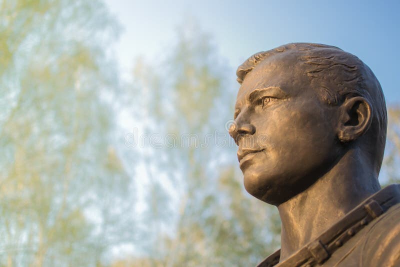 Yuri Gargarin Bust stock photo. Image of gagarin, astronauts - 53837810