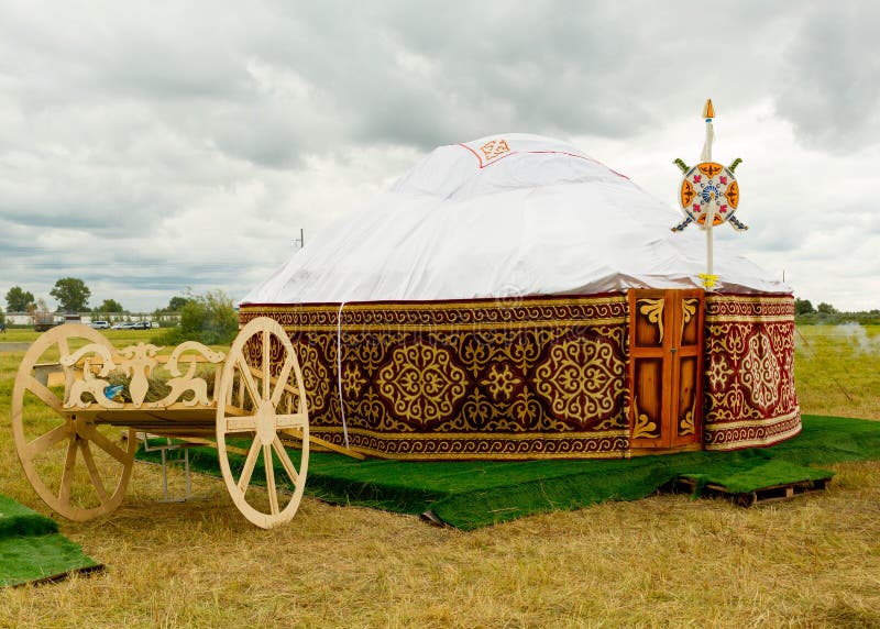 Yurt Kazakstan stock image. Image of kazakh, mountain - 97857259