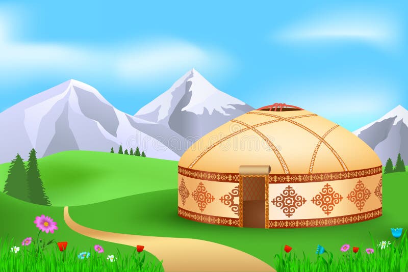Yurt Stock Illustrations – 2,061 Yurt Stock Illustrations, Vectors ...