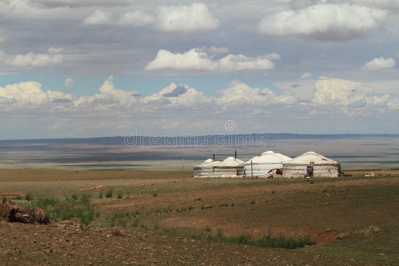 Yurt Village Mongolia stock photo. Image of terelj, mongols - 36849756