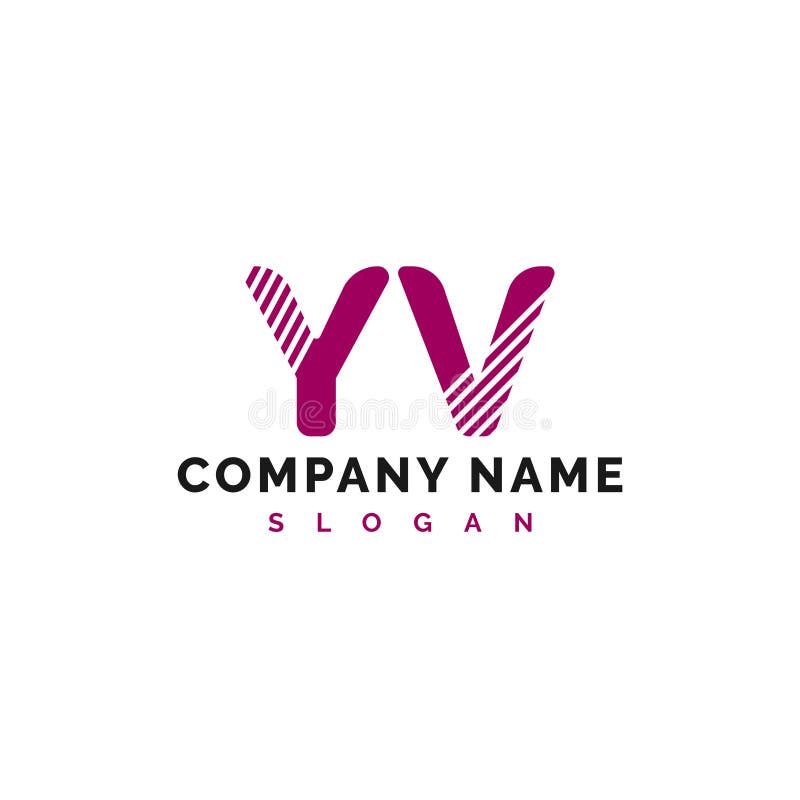 YV Letter Logo Design. YV Letter Logo Vector Illustration - Vector ...