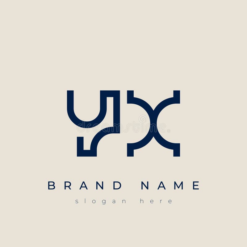 YX Alphabet Letter Icon Logo Stock Vector - Illustration of logo ...