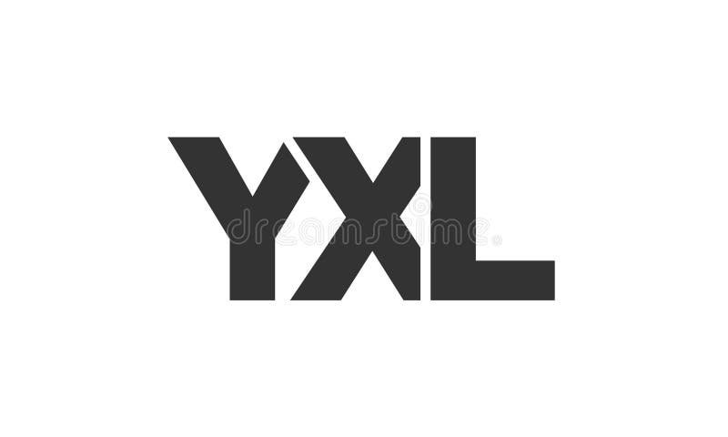 YXL Logo Design Template with Strong and Modern Bold Text. Initial ...