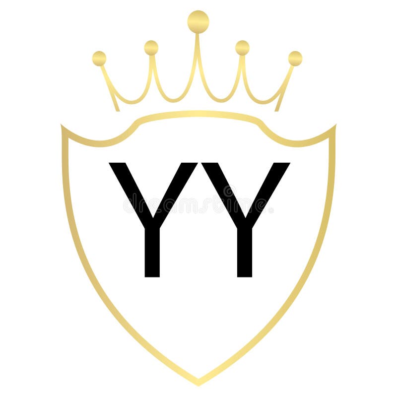 YY Letter Logo Design with Simple Style Stock Vector - Illustration of ...