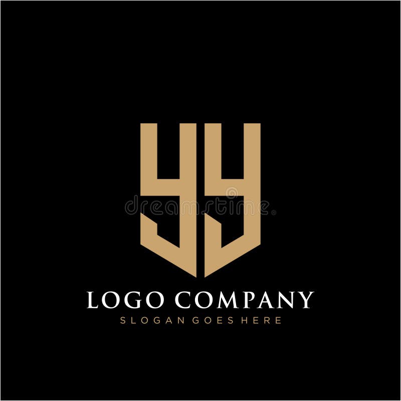 YY Letter Logo Icon Design Template Elements Stock Vector ...