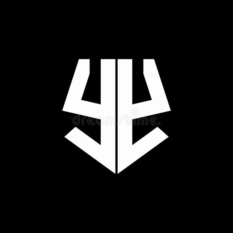 YY Logo Monogram with Pentagon Shape Style Design Template Stock Vector ...